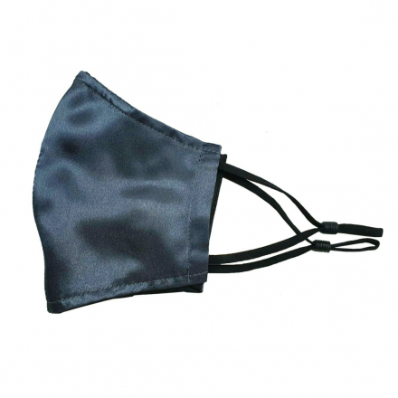 Satin Mustard Blue Reusable Mask - Cerebral